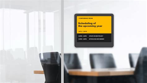 Meeting Room Signage Digital Signage Expands Into Conference Rooms