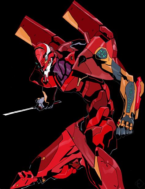 Artstation Eva 02 Neon Genesis Evangelion Florian Benedikt