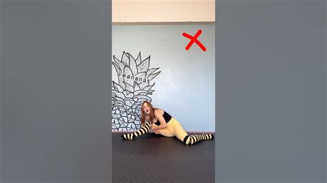 Front Split Tutorial🔥😱👍🏻 Splits Tutorial Gymnast Flexibility Howto Wow Shorts Easy Youtube