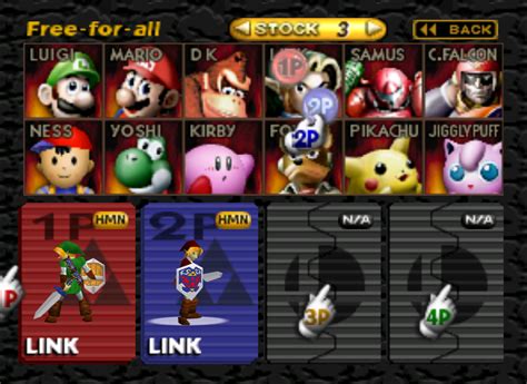 File Link 2p Character Select Ssb64 Png Zelda Dungeon Wiki A The Legend Of Zelda Wiki