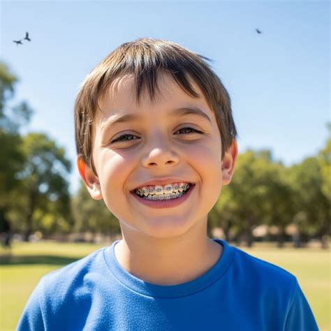 Adorable Timmy With Bright Braces Youthful Joy Capture Ai Art Generator Easy Peasy Ai