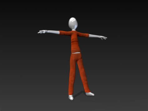 Rigged Stick Figure 3d Model 9 Max 3ds Fbx Obj Free3d