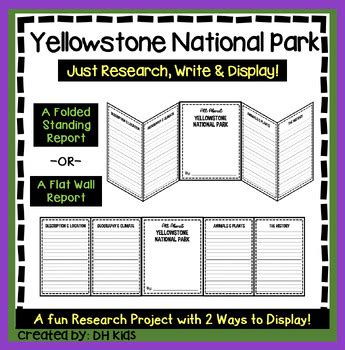 Yellowstone National Forest Report Earth Science Research Us Parks