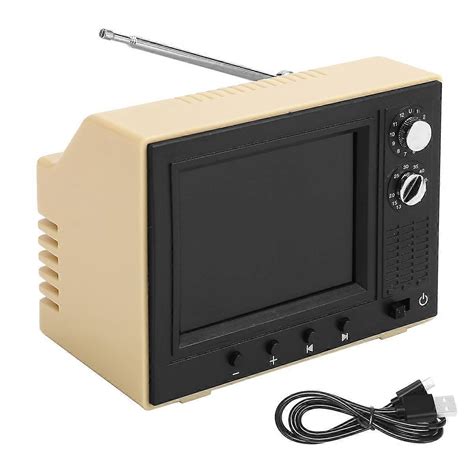 112 Miniature Tv Playable Video Mini Television Model Living Room Decor Toy Fruugo Uk