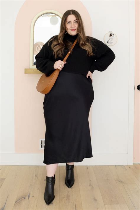 The Elyse Slip Dress curated on LTK | Plus size winter outfits, Curvy outfits, Plus size fashion
