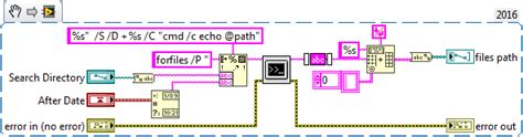 solved get recently modified files ni community national instruments