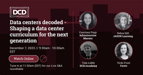 Victoria M Frost On Linkedin Panel Data Centers Decoded Shaping A