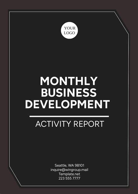 Free Ngo Activity Report Template To Edit Online