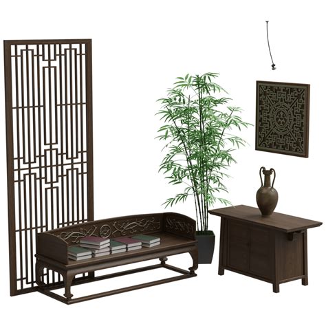 Seating Bench With Sideboard 3d Model A23d