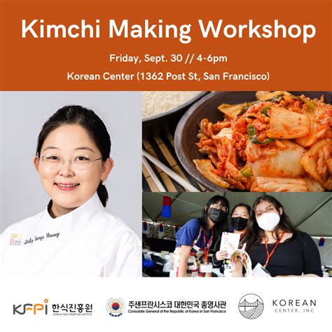 Kimchi Making Workshop Korean Center Inc