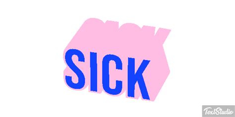 Sick Word Animated  Logo Designs