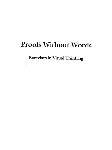 Proofs Without Words 3 Pdf