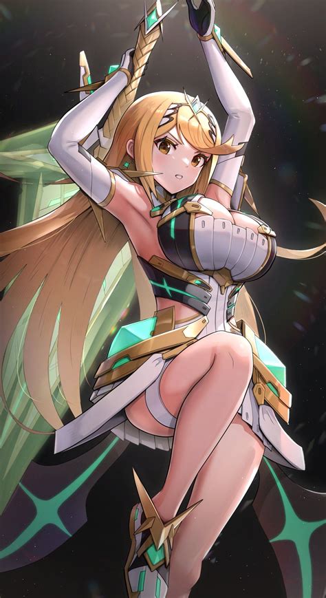 Épinglé Par Shadow Eureka Sur Xenoblade Chronicles 2 Mythra Fond D