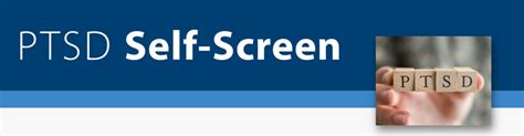Ptsd Self Screen Ptsd National Center For Ptsd