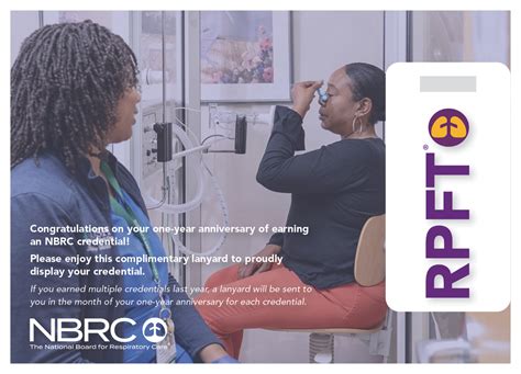 Introducing One Year Anniversary Lanyard Cards The National Board For Respiratory Care