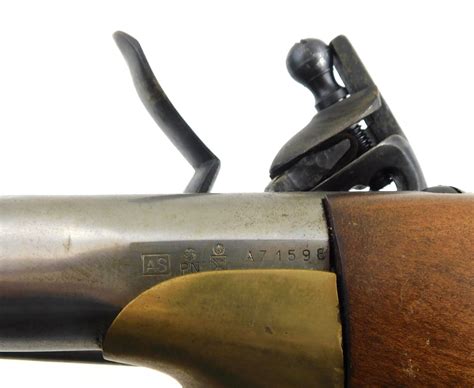 Lot Weapons French 1777 Copy Flintlock Pistol Italian Made