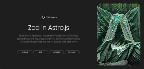 Introduction To Zod For Form Validation In Astrojs