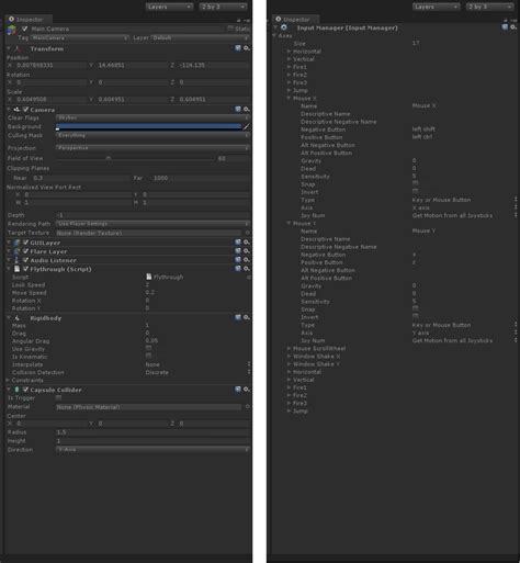 Flythrough Camera With No Mouse Control Unity Engine Unity Discussions