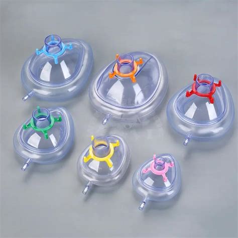 Jual Pvc Anesthesia Mask Sterilized Disposable Resuscitate Face Masks