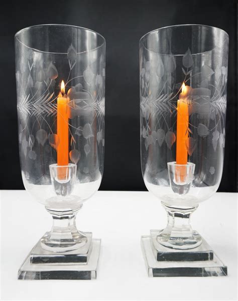 Sgraffito Glass Photophores For Sale At 1stdibs
