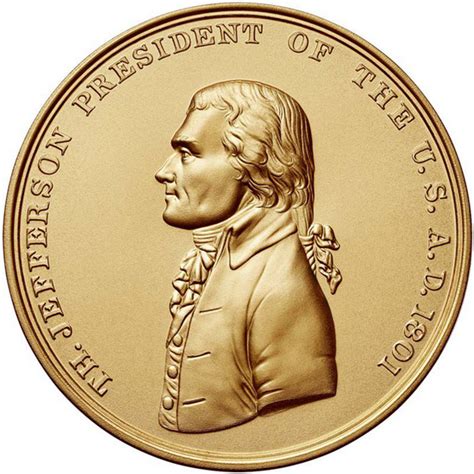 Thomas Jefferson Bronze Pres Medal Silvertowne