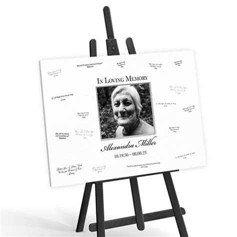 Funeral Service Write On Posters Buy 2 Get 1 Free