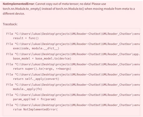 Cannot Copy Out Of Meta Tensor No Data Error · Ai Developer Accelerator