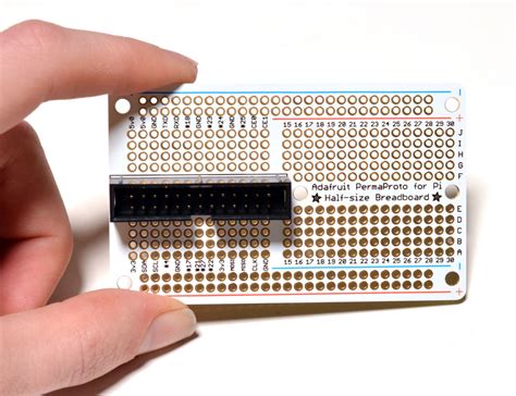 1148 Adafruit Half Size Perma Proto Raspberry Pi Breadboard Pcb Kit