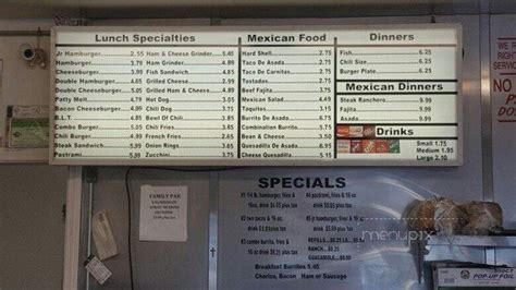 Menu Of Ramsey Burger In Banning Ca 92220
