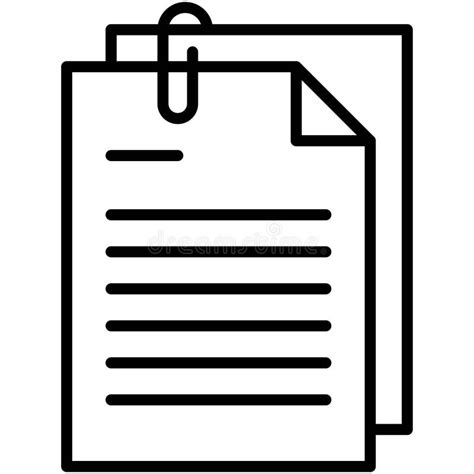 White Paper Icon Blockchain Related Vector Illustration Stock Vector