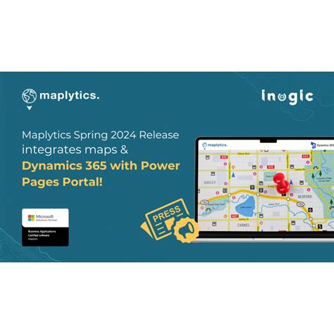 Maplytics Spring Release Integrates Maps Dynamics With Power Pages Portal