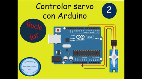 Control básico de servomotor utilizando bucles en Arduino parte YouTube