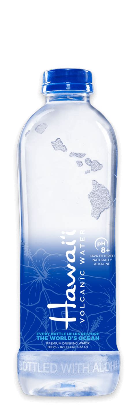 24 Pack Hawaii Volcanic Water 500ml Naturally Alkaline Hawaii