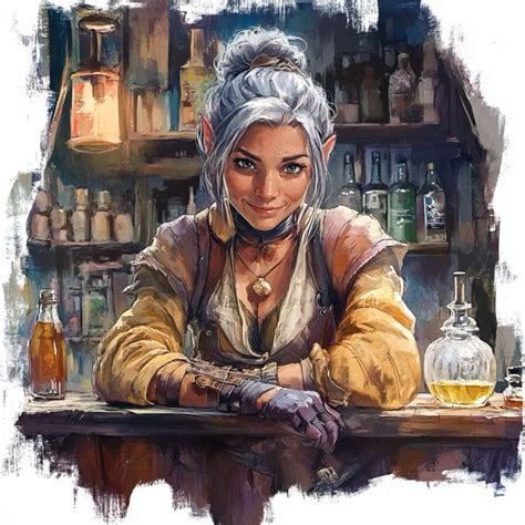 Female Tavern Keeper In 2025 Dungeons And Dragons Characters