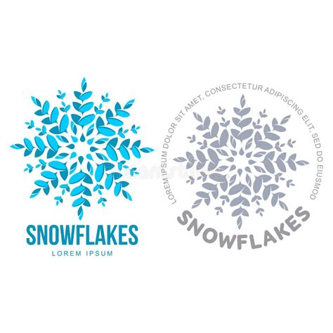 Snowflake Logo Stock Illustration Illustration Of Logotype 104197398