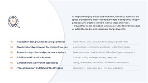 Ai Automation System Implementation Proposal Investment Template