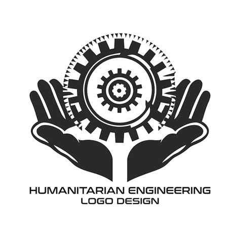 Premium Vector Humanitarian Engineering Vector Logo Design