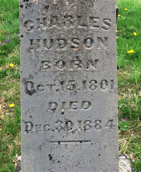 Charles Hudson 1801 1884 Mémorial Find A Grave