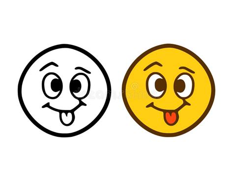 Emoticon Showing Teeth Emoticon Stock Illustration Illustration Of