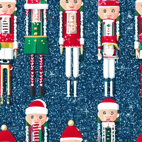 Christmas Nutcracker Pattern · Creative Fabrica