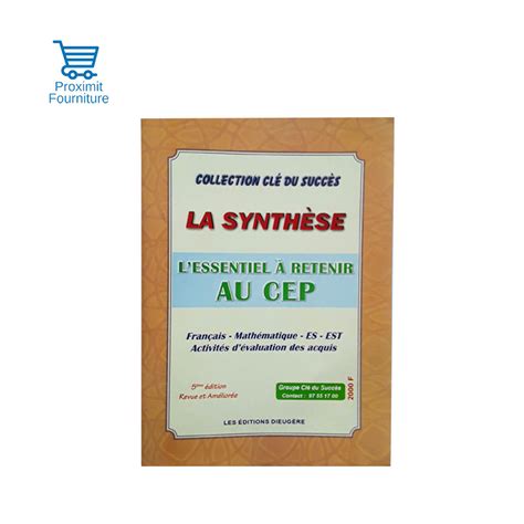 La Synthèse Lessentiel à Retenir Au Cep Collection Clé De Succès