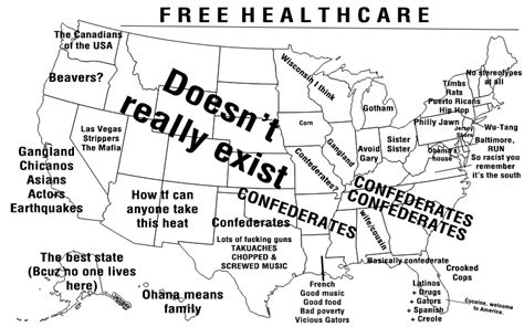 Usa Stereotype Map Rmapporn