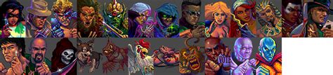 Eternal Champions Characters