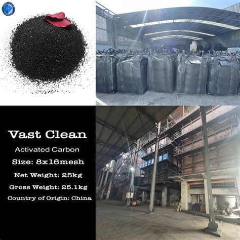 Granular Activated Charcoal Bituminous Coal 4x12 Mesh China