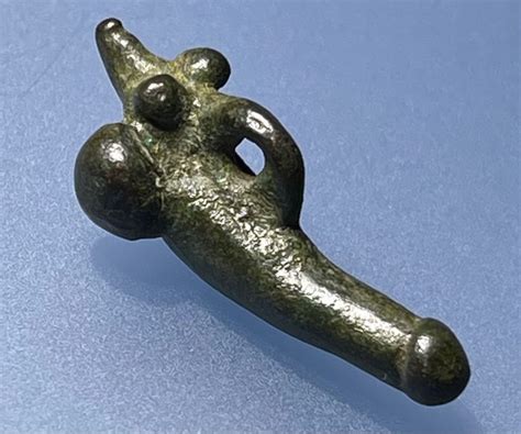 Ancient Roman Bronze Exclusive Double Phalus Amulet With A Catawiki
