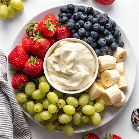 Easy Fruit Dip Only 3 Ingredients House Of Nash Eats