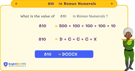 How To Write 810 In Roman Numerals