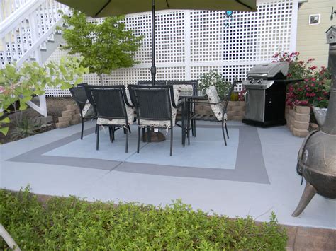 Painted Concrete Patio Floor Ideas