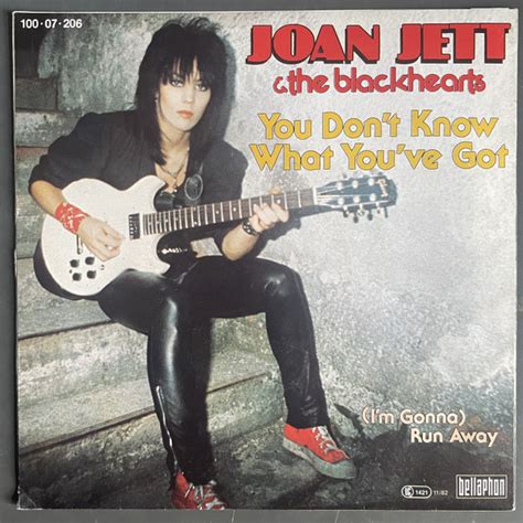 Joan Jett And The Blackhearts You Dont Know What Youve Got Nm 1982