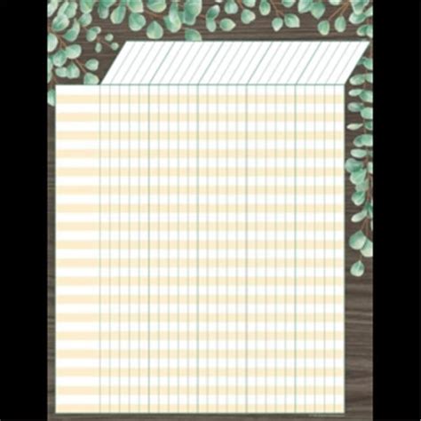 Eucalyptus Incentive Chart 17x22 Tcr7980